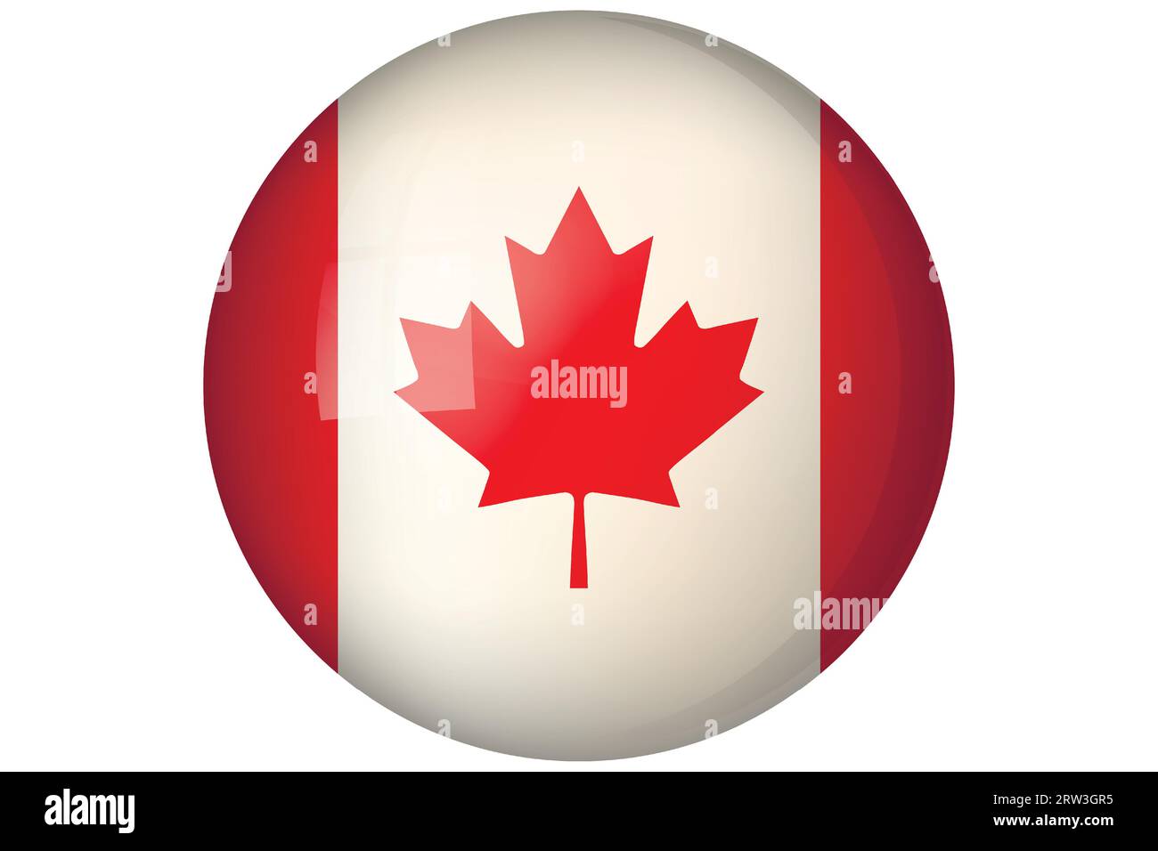 Flag of Canada. Canadian national symbol in official colors. Template ...