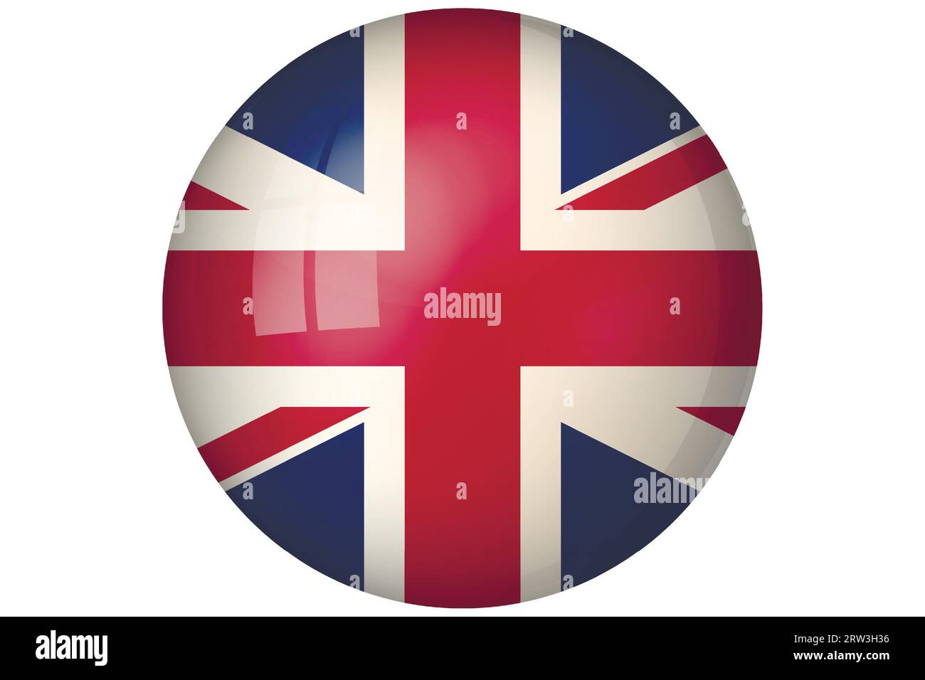 Flag of United Kingdom. English national symbol in official colors ...