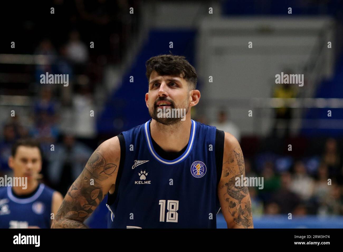 Adrien Moerman (18) of Zenit in action during the Kondrashin and Belov ...