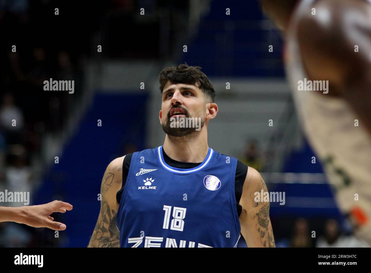 Adrien Moerman (18) of Zenit in action during the Kondrashin and Belov ...