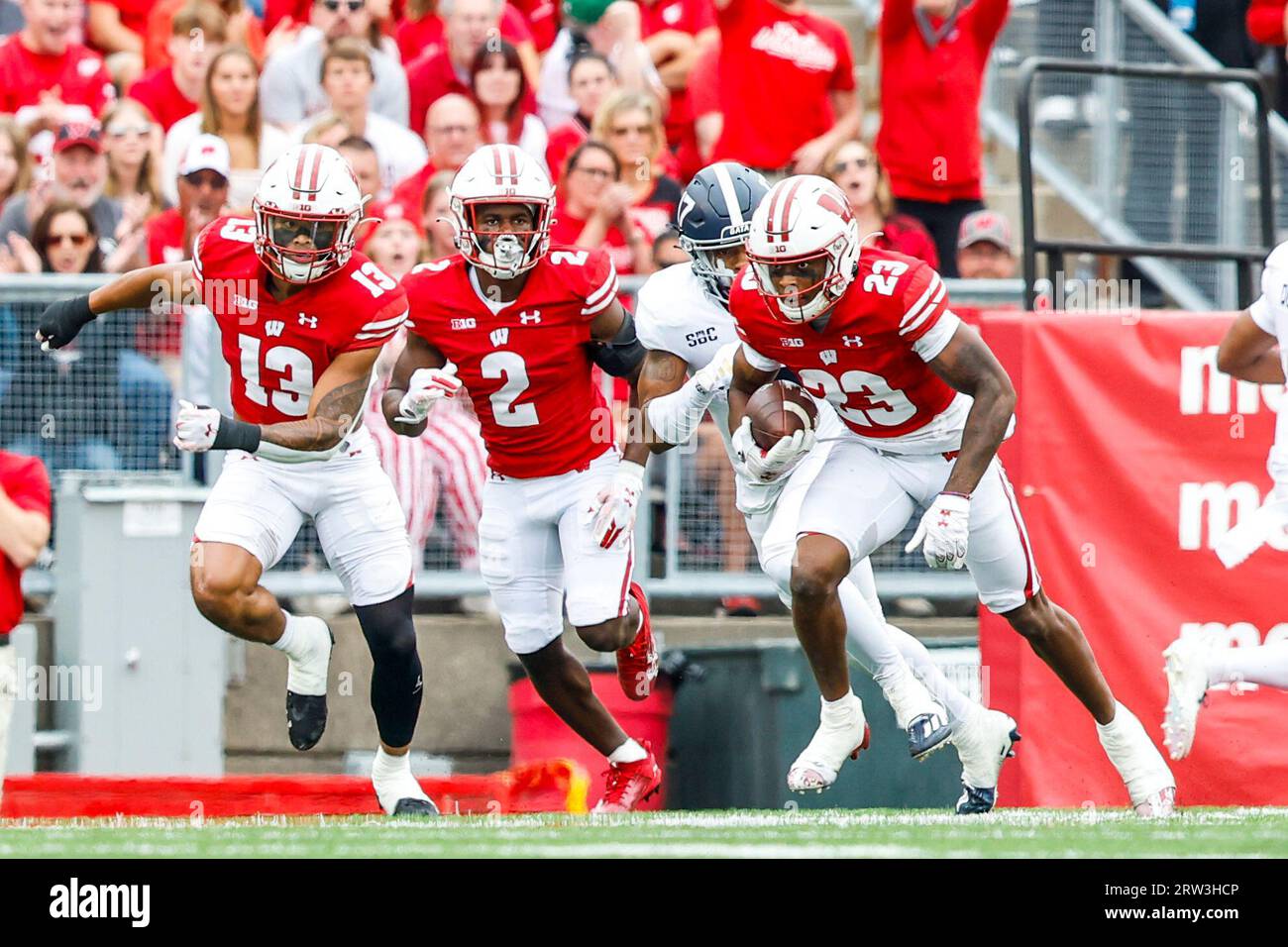MADISON, WI - SEPTEMBER 16: Wisconsin corner back Jason Maitre (23 ...