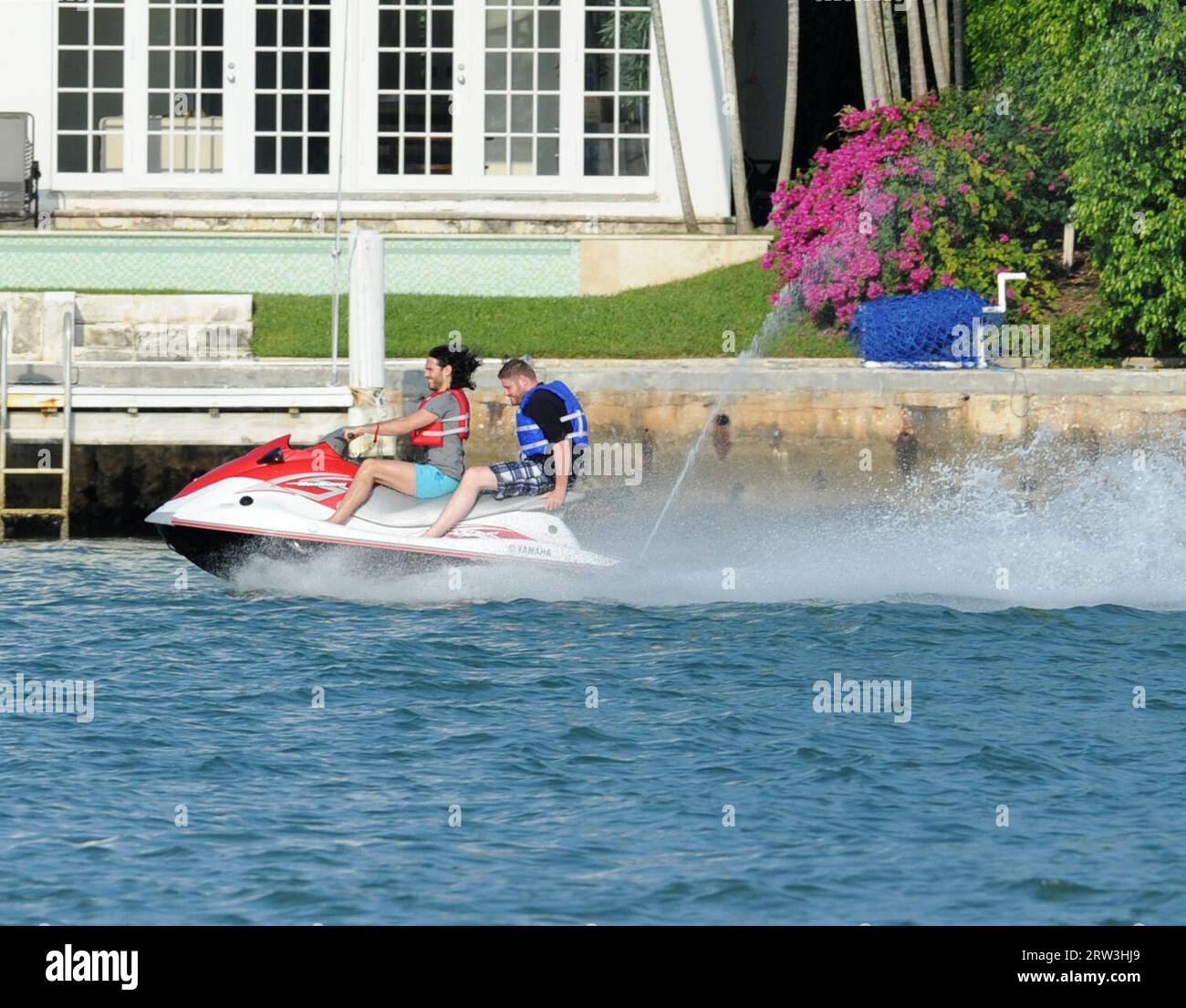 MIAMI, FL - MAY 08: Actor Russell Brand after spending the afternoon ...