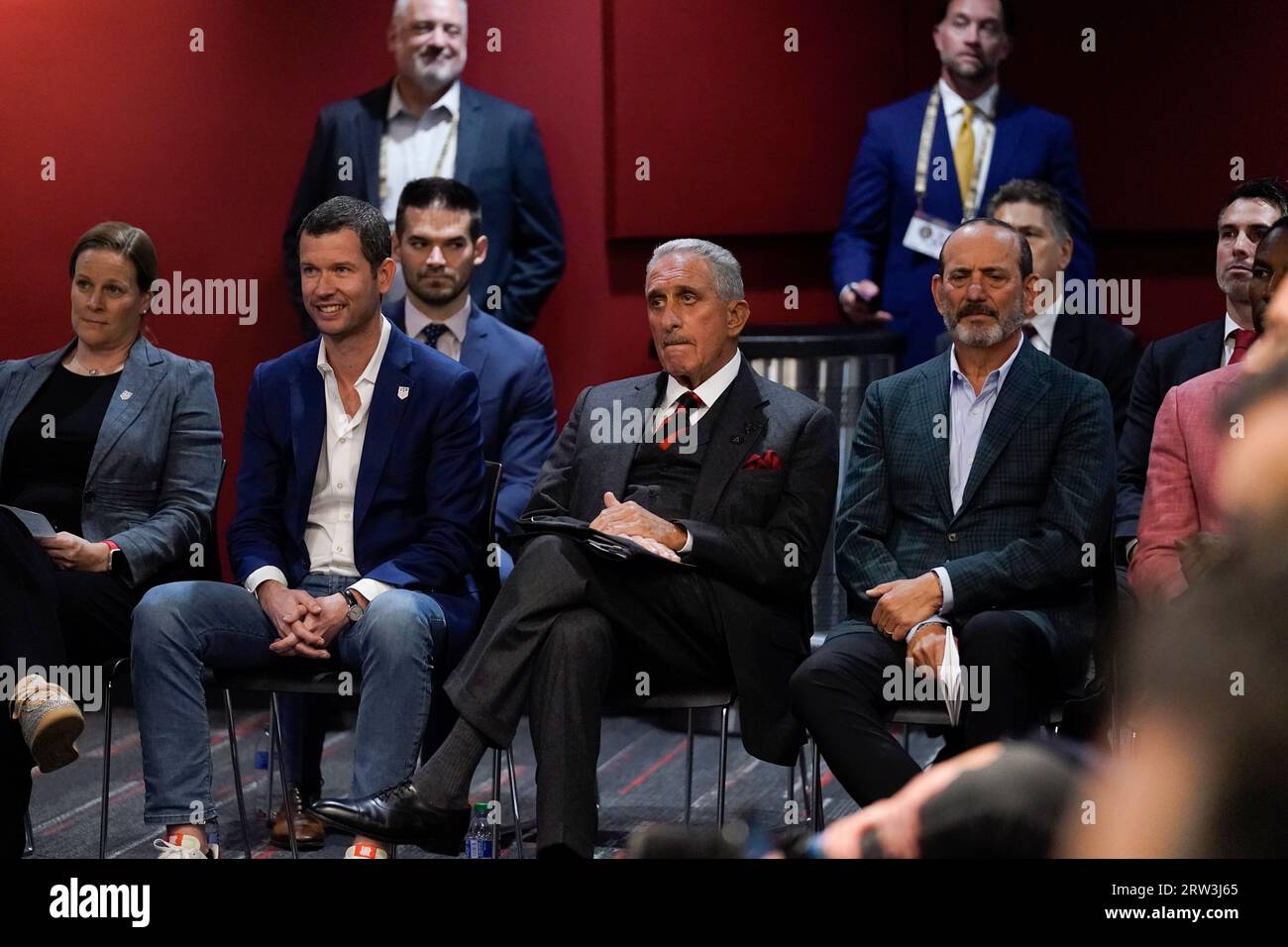 U.S. Soccer President, Cindy Parlow Cone, JT Batson, U.S. Soccer CEO ...