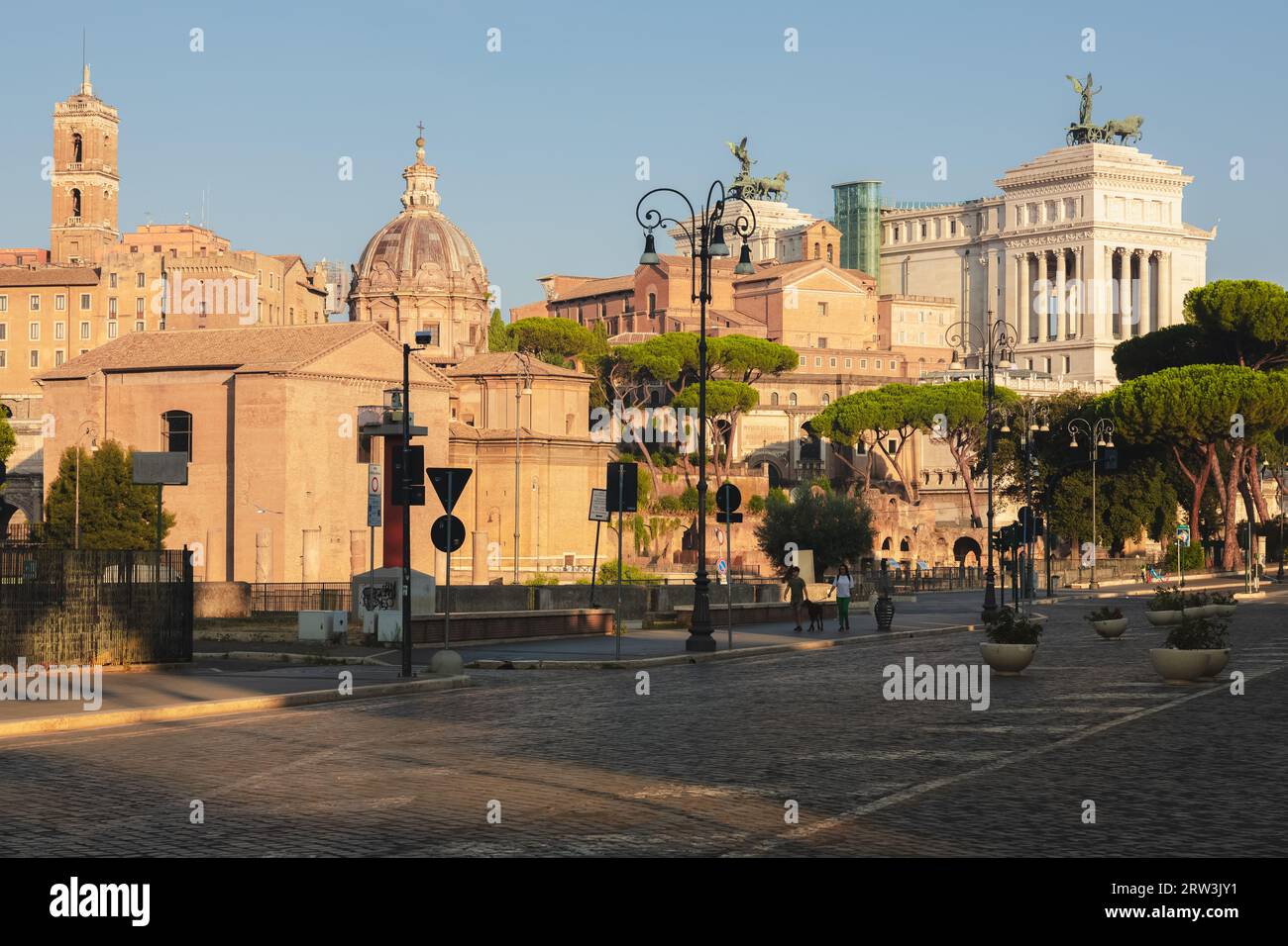 Rome, Italy - August 27, 2023: Historic landmarks and ancient sites ...