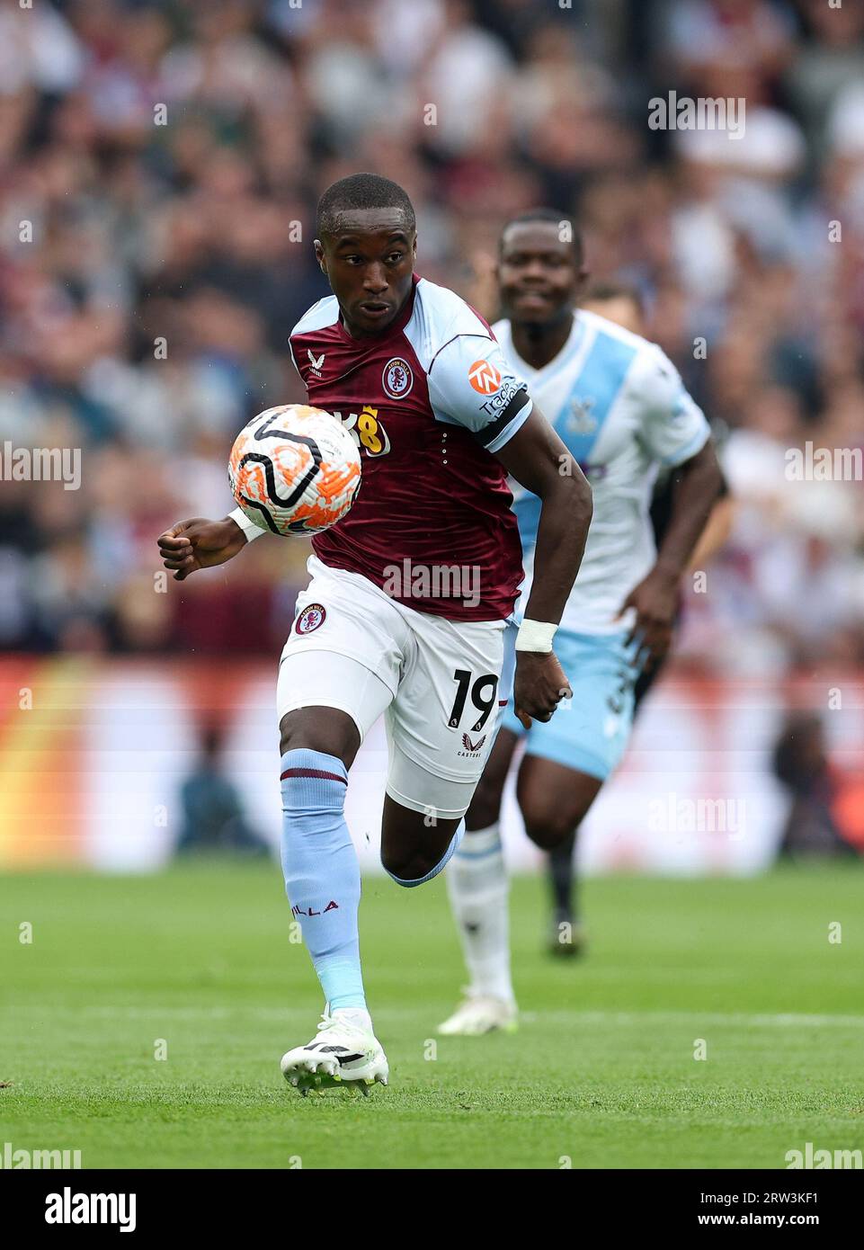 Birmingham, UK. 16th Sep, 2023. Moussa Diaby of Aston Villa during the ...