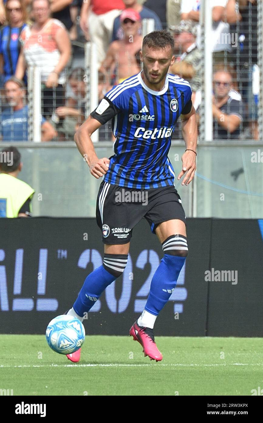 Pisa, Italy. 16th Sep, 2023. Simone Canestrelli (Pisa) during Pisa SC ...