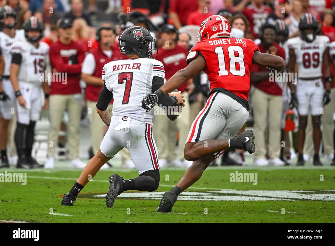 ATHENS, GA - SEPTEMBER 16:South Carolina Gamecocks quarterback Spencer ...