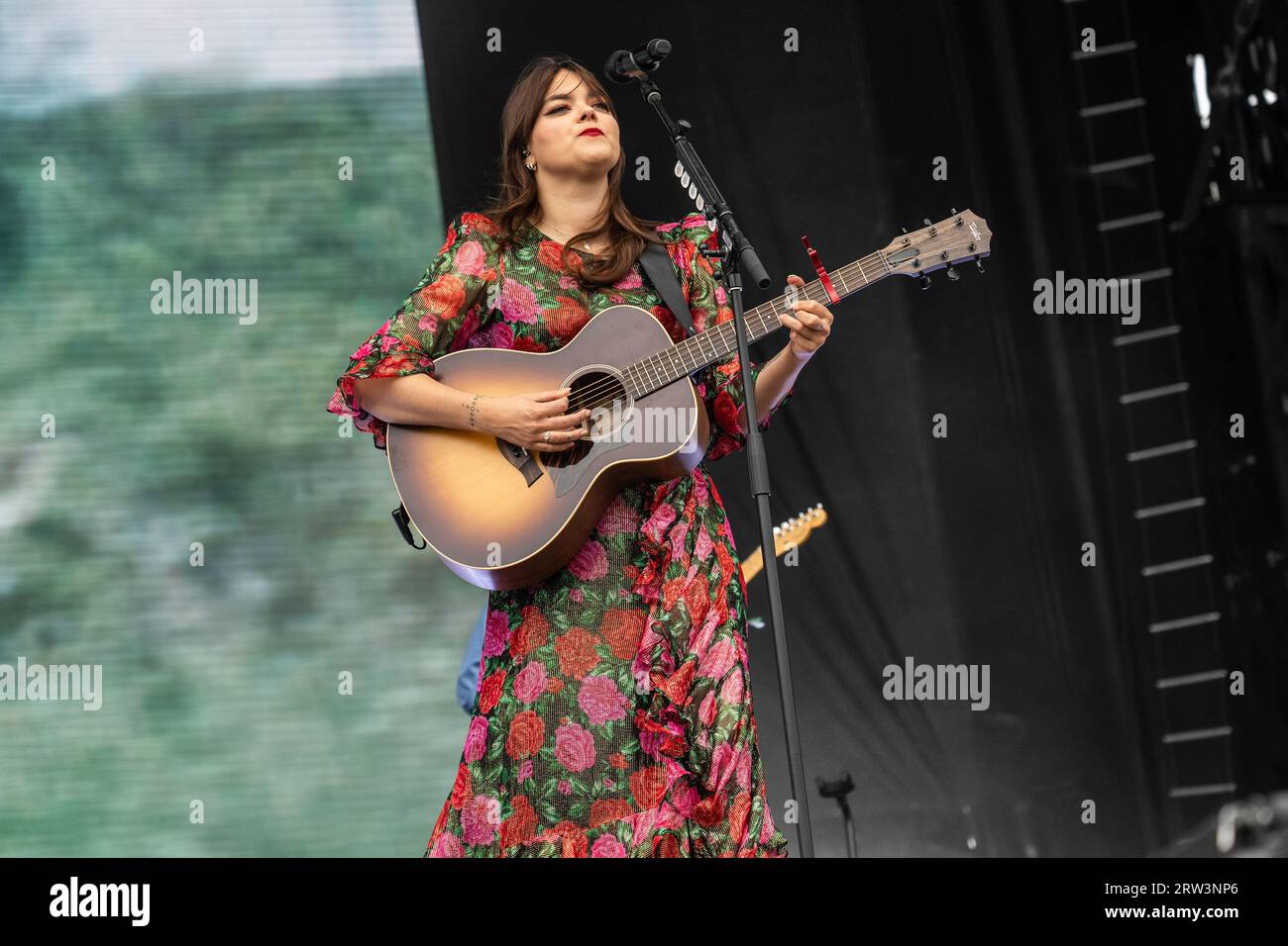 Klara Soderberg of First Aid Kit performs during Bourbon and Beyond ...
