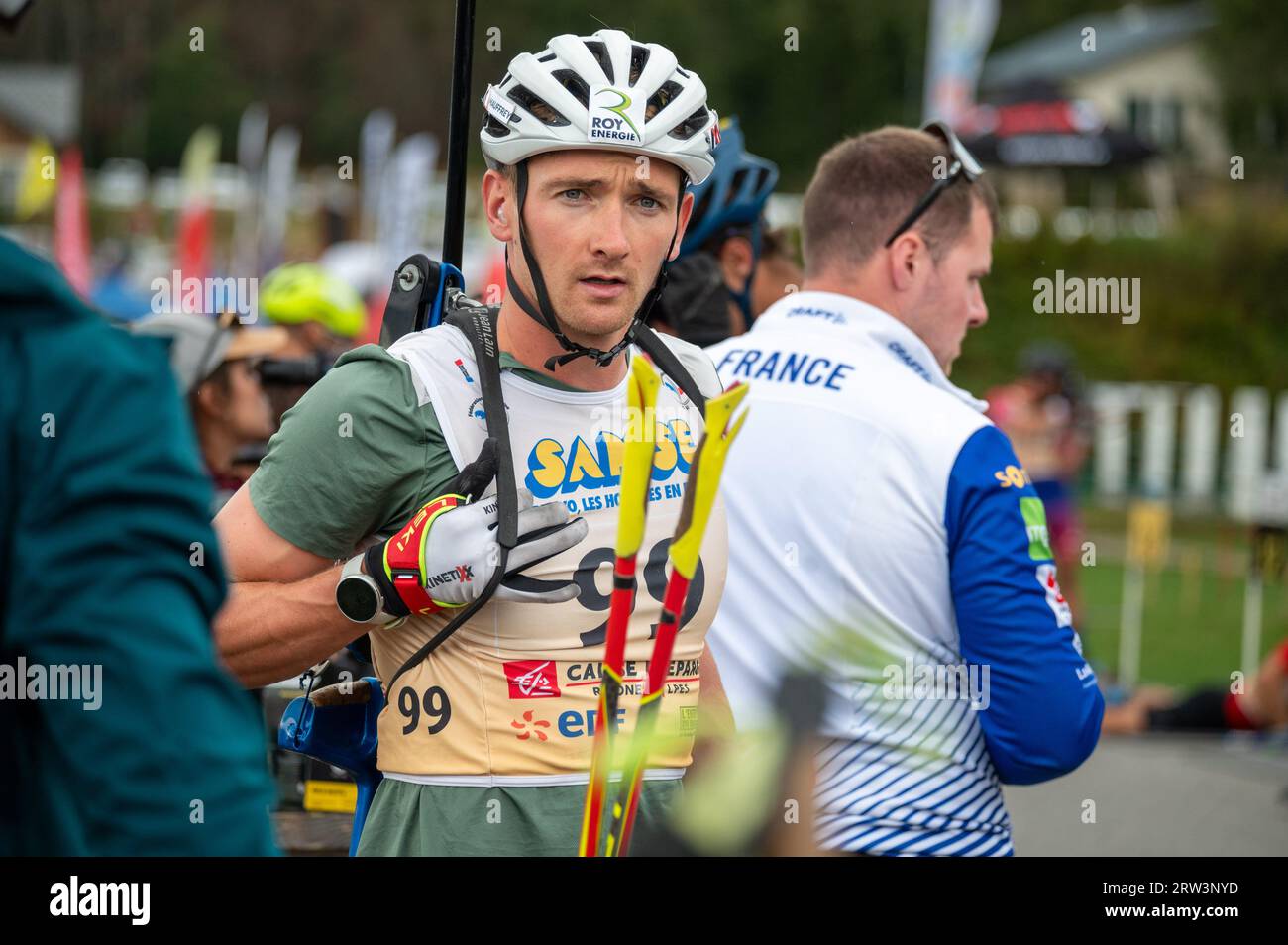 Fabien Claude during the Biathlon Summer Tour 2023 on September 16 ...