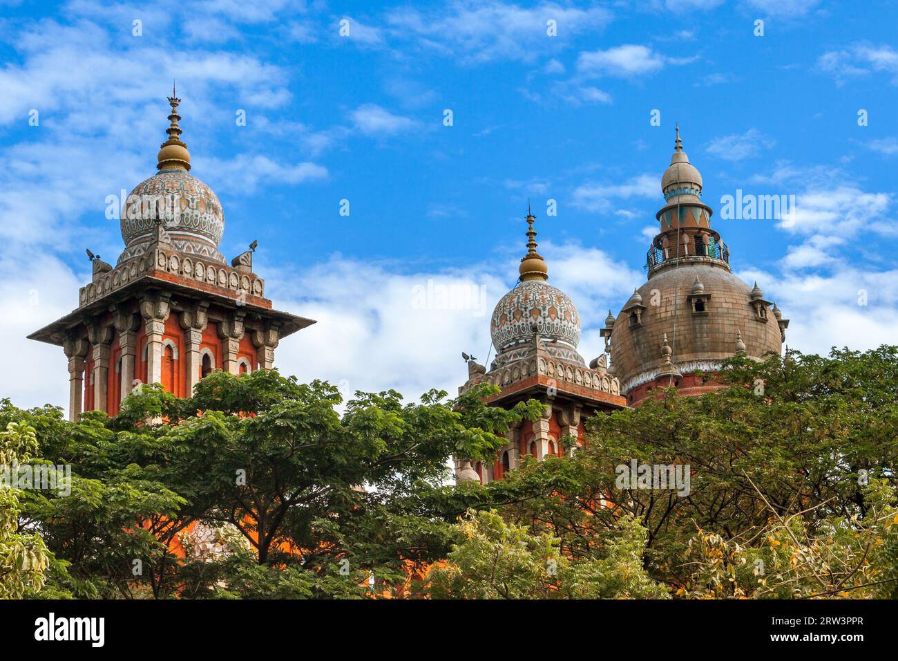 High Court in Chennai, India. Beautiful old Indian building Stock Photo ...