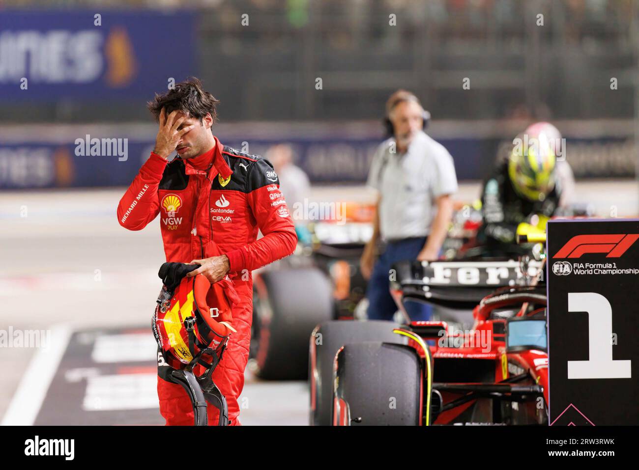 Singapore, Singapore. 16th Sep, 2023. Carlos Sainz of Spain and ...