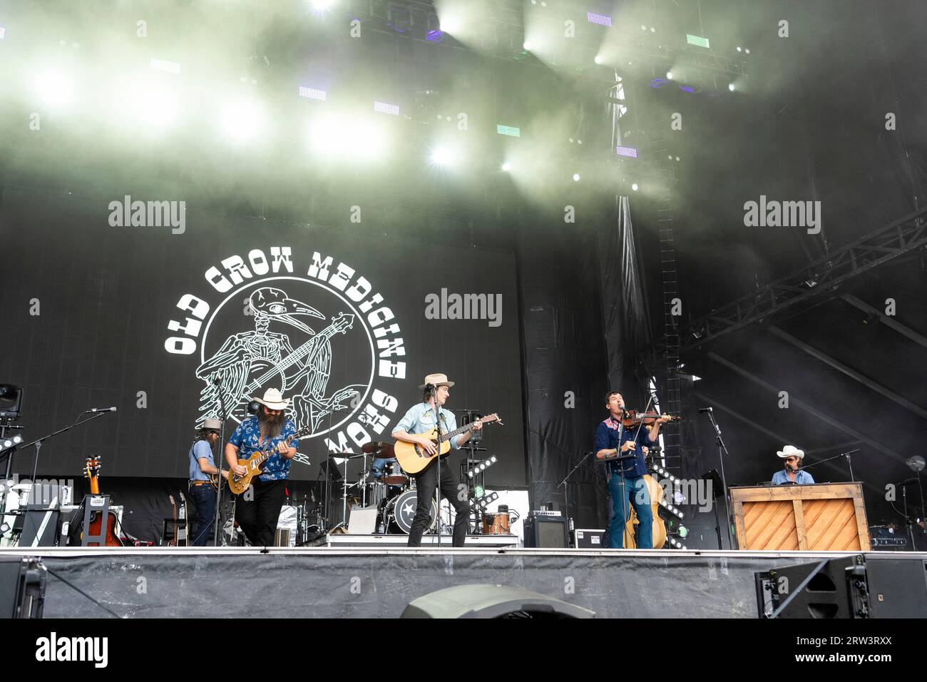 Mike Harris, left, Mason Via, Ketch Secor and Cory Younts of Old Crow ...