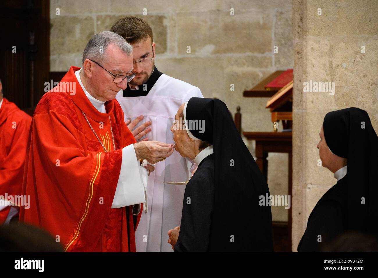 Cardinal Pietro Parolin celebrating Holy Mass on the feast of the ...