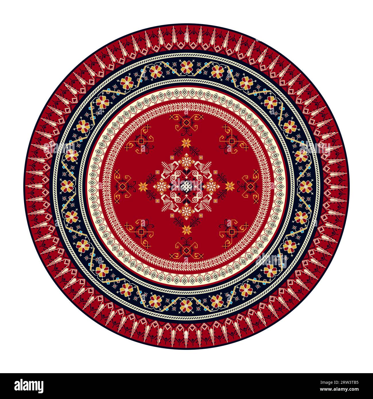 Latvian embroidery design element, vector illustration Stock Vector Image & Art - Alamy