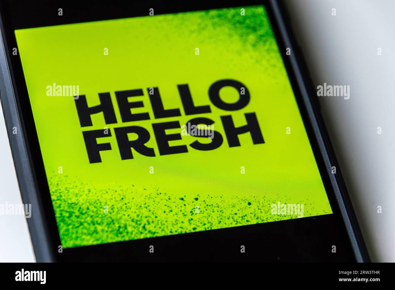 Hello Fresh Meal-kit company Stock Photo - Alamy