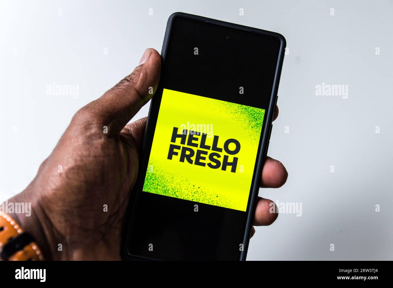 Hello Fresh Meal-kit company Stock Photo - Alamy