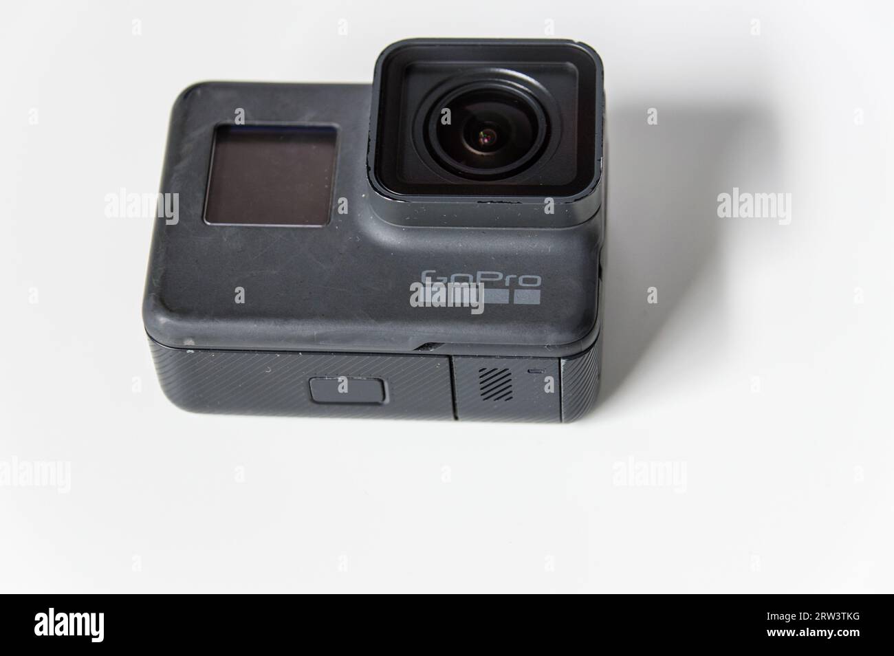 GoPro Hero 5 action camera isolated on white background Stock Photo - Alamy