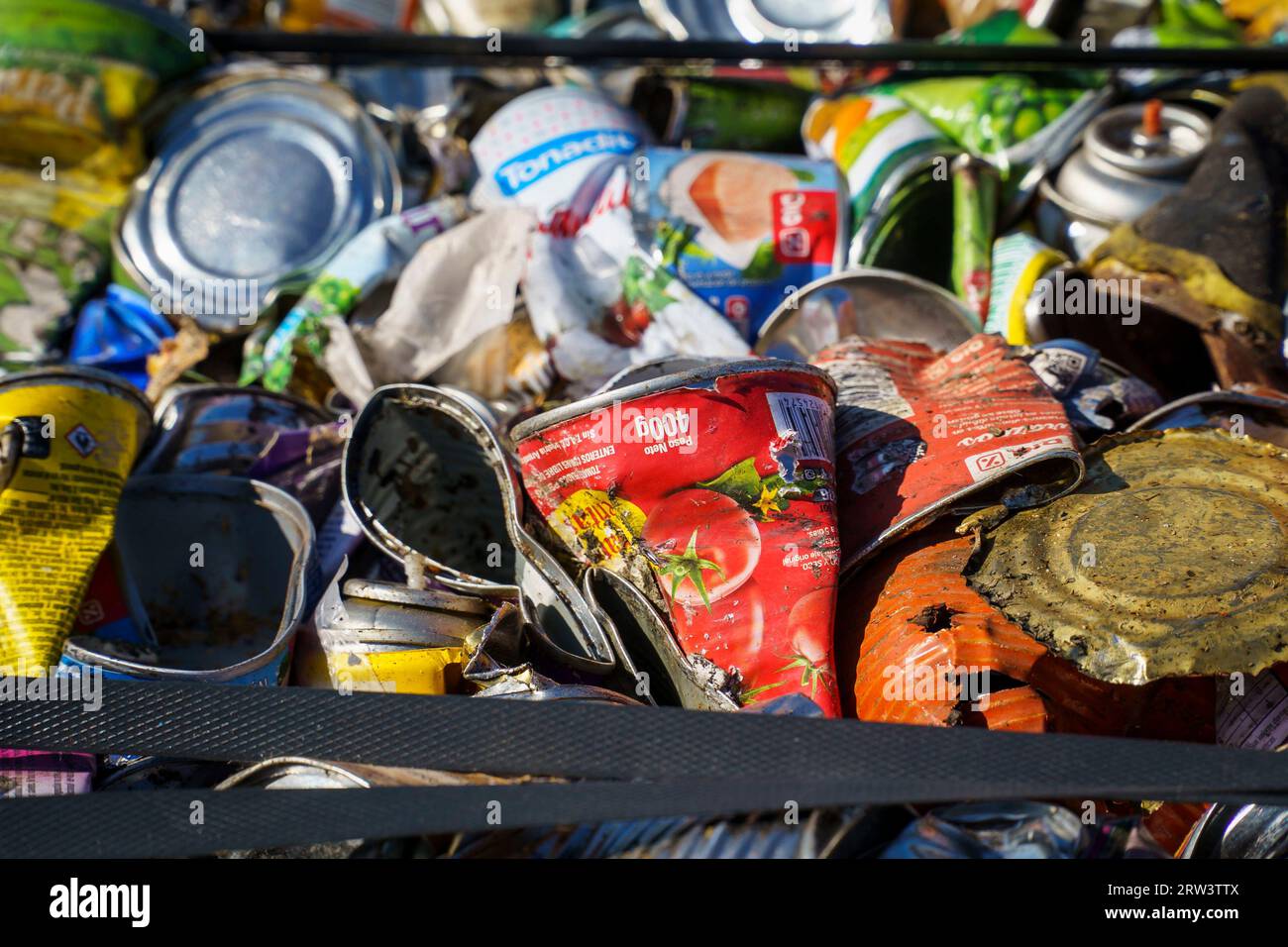 Tin waste hi-res stock photography and images - Alamy