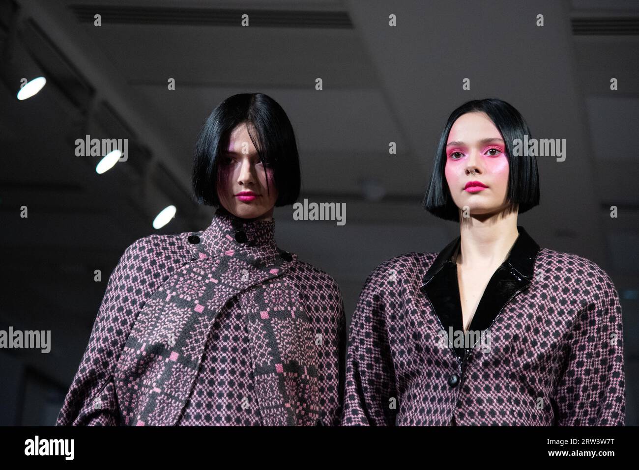 London, UK. 16th Sep, 2023. A model walks the runway at the Jayne ...