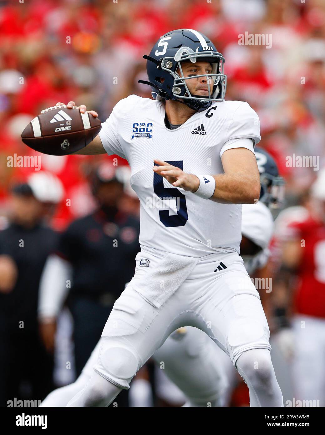 Madison, WI, USA. 16th Sep, 2023. Georgia Southern Eagles quarterback ...