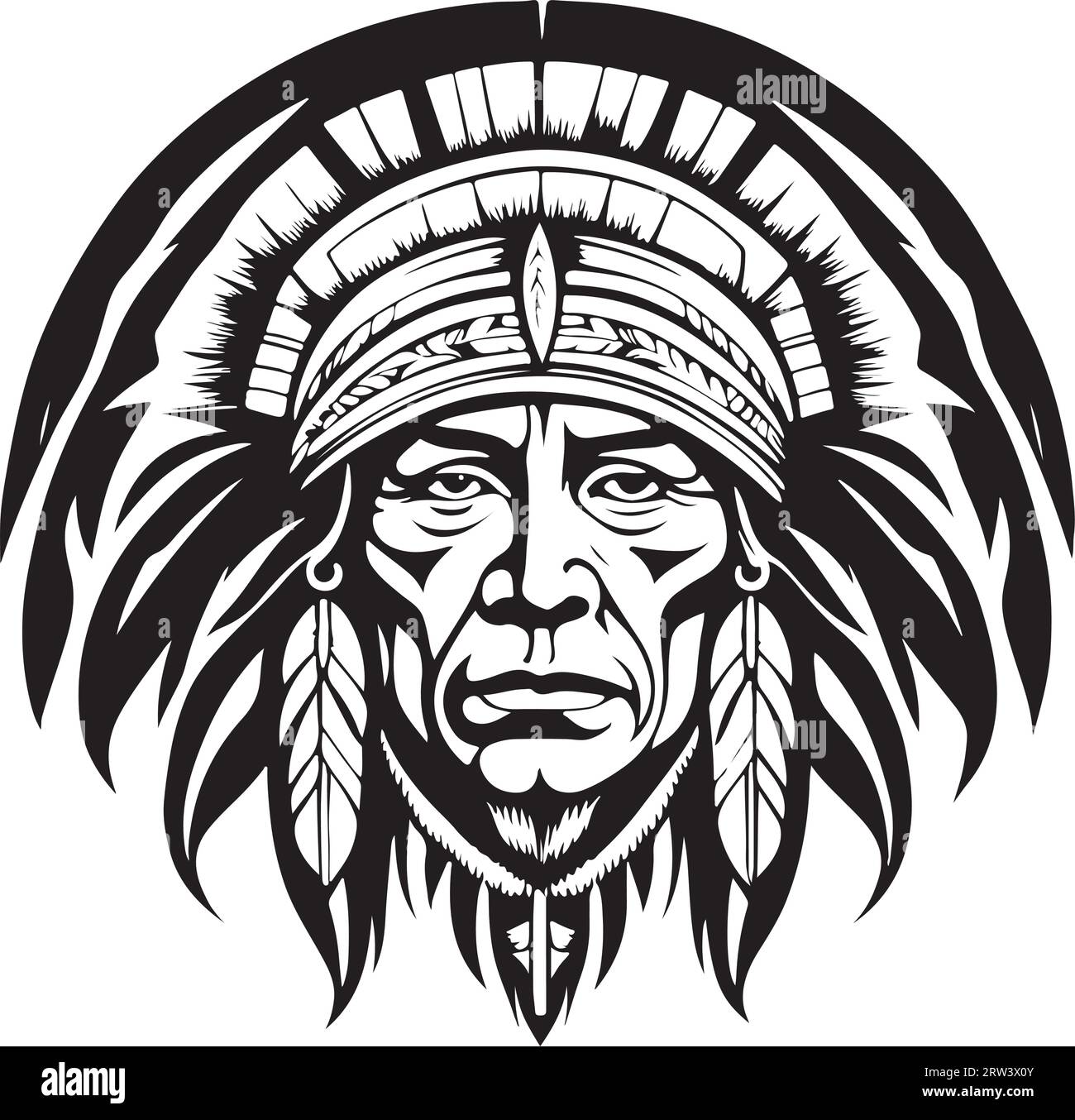 Breathtaking and lovely Native aboriginal vector art Stock Vector Image ...