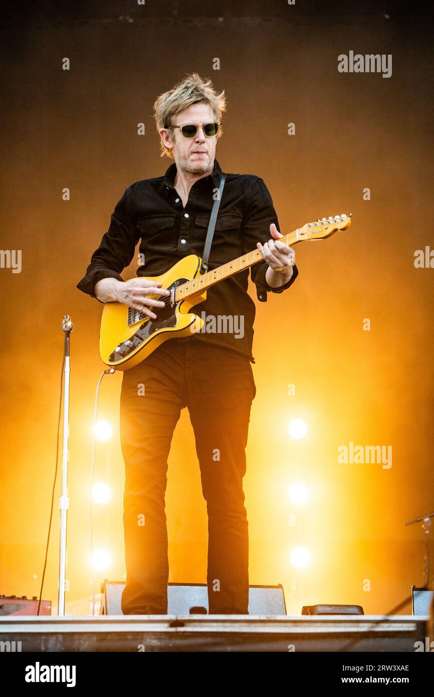 Britt Daniel of Spoon performs during Bourbon and Beyond Music Festival ...