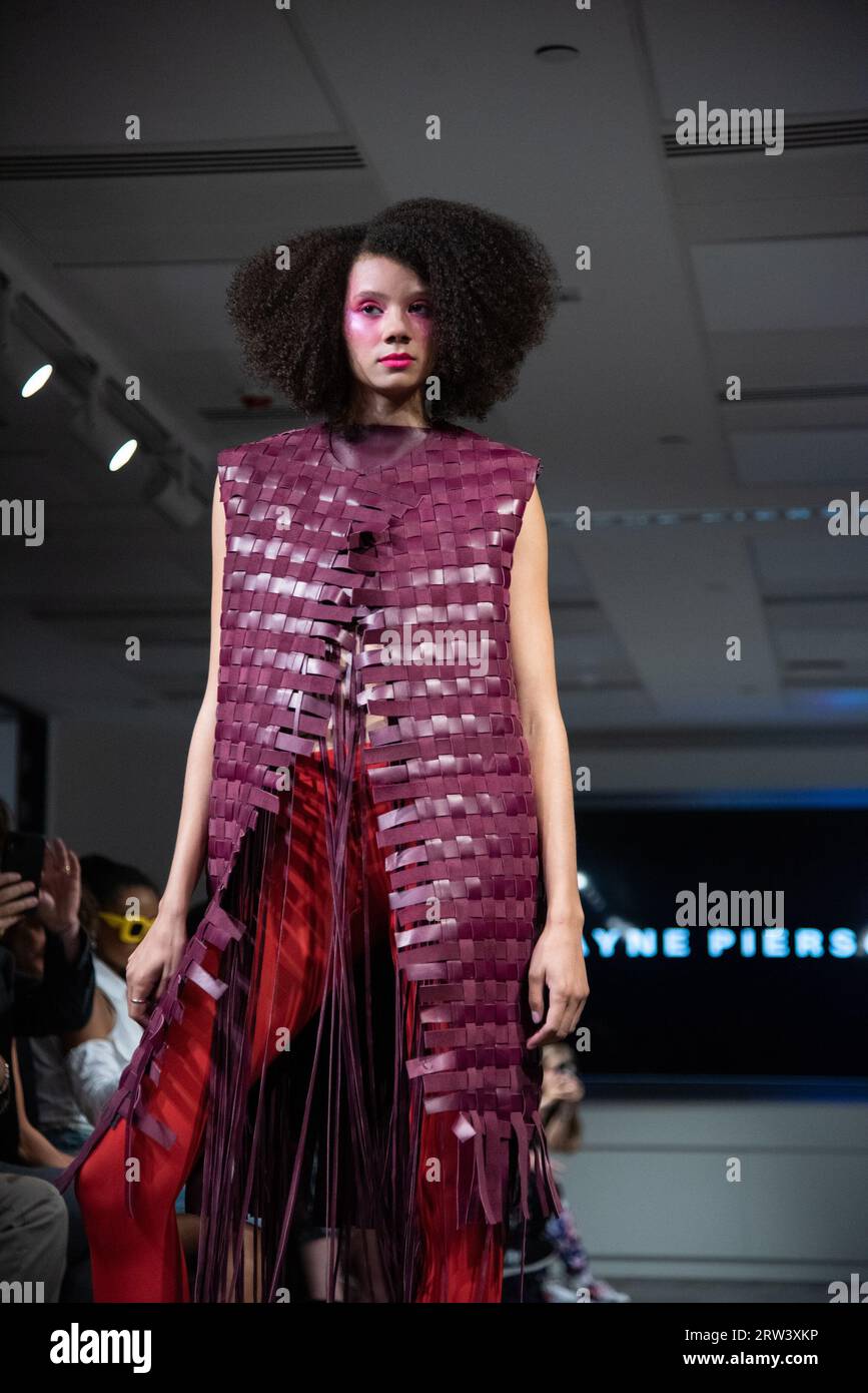 London, UK. 16th Sep, 2023. A model walks the runway at the Jayne ...