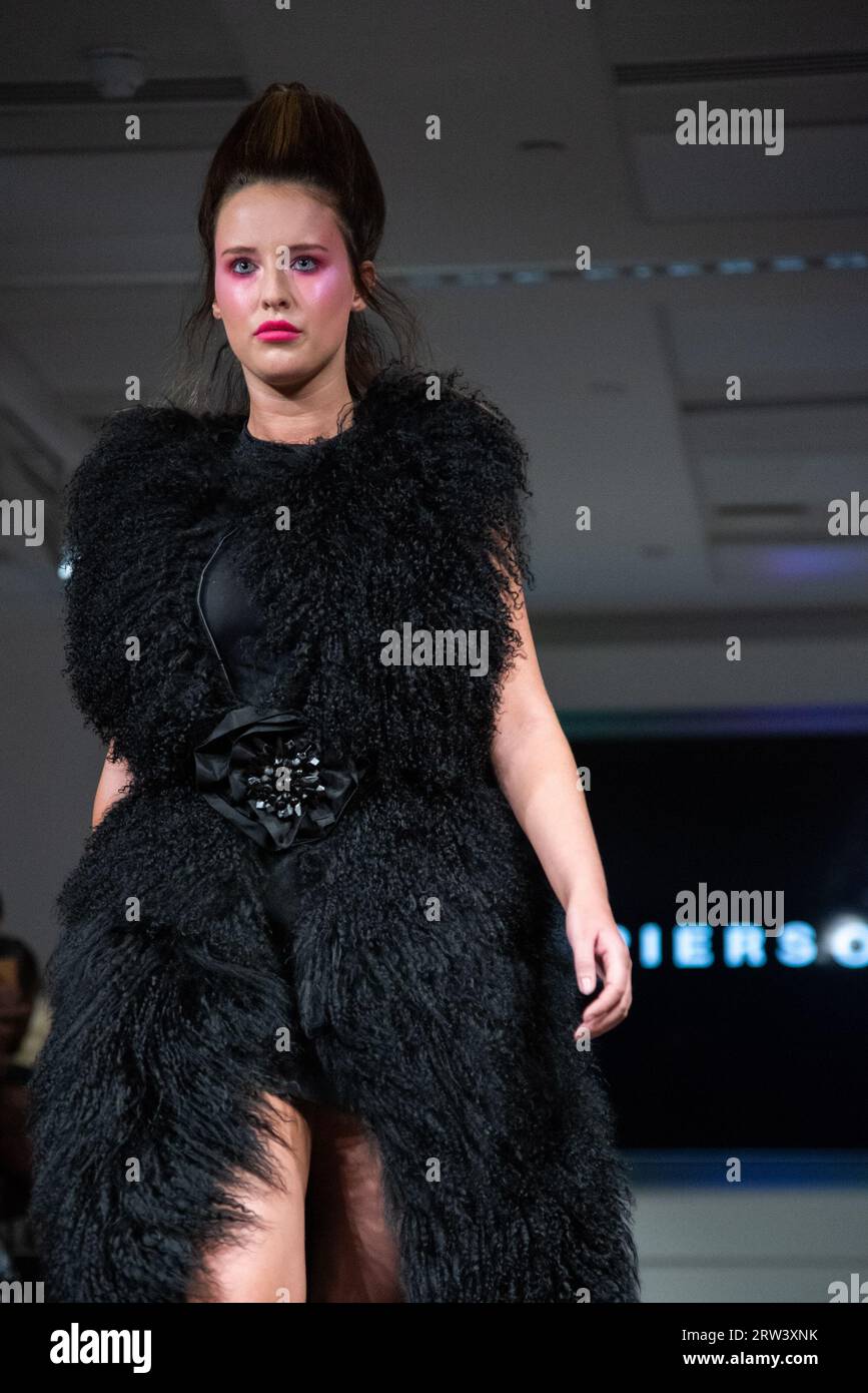 London, UK. 16th Sep, 2023. A model walks the runway at the Jayne ...