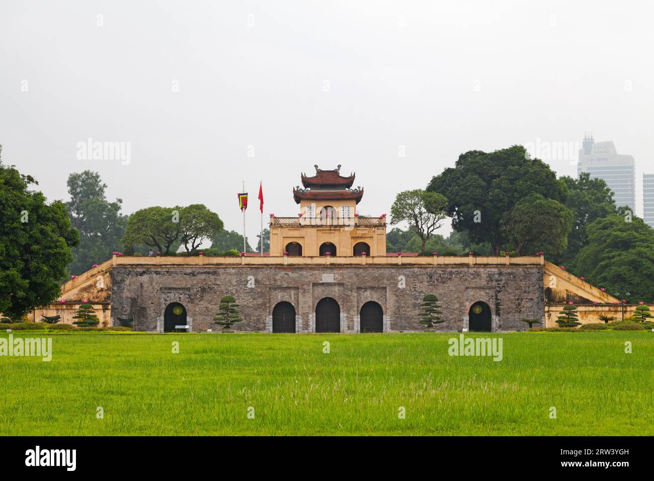 Hanoi, Vietnam - August 18 2018: The Imperial Citadel of Thang Long ...