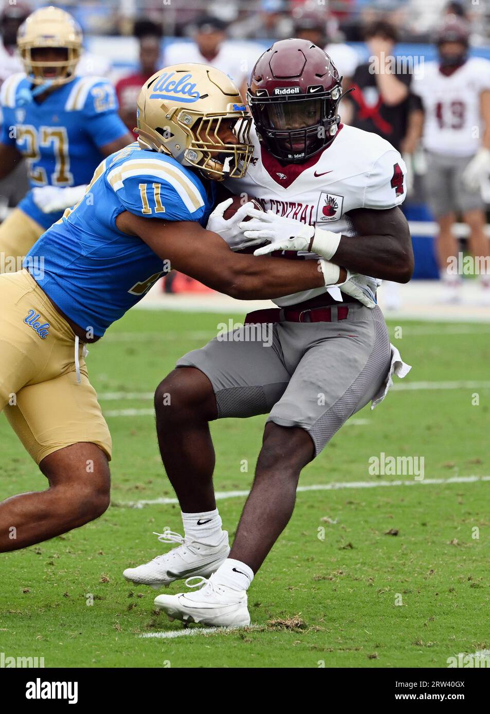 PASADENA, CA - SEPTEMBER 16: North Carolina Central Eagles running back ...