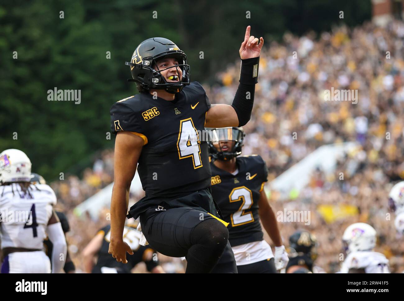 September 16, 2023: Appalachian State junior Joey Aguilar (4 ...