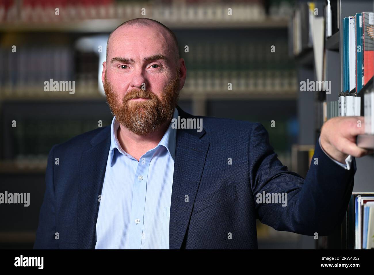 Melbourne, Australia. 14th Sep, 2023. Criminologist Dr Nathan Ryan poses for a photograph ahead ...