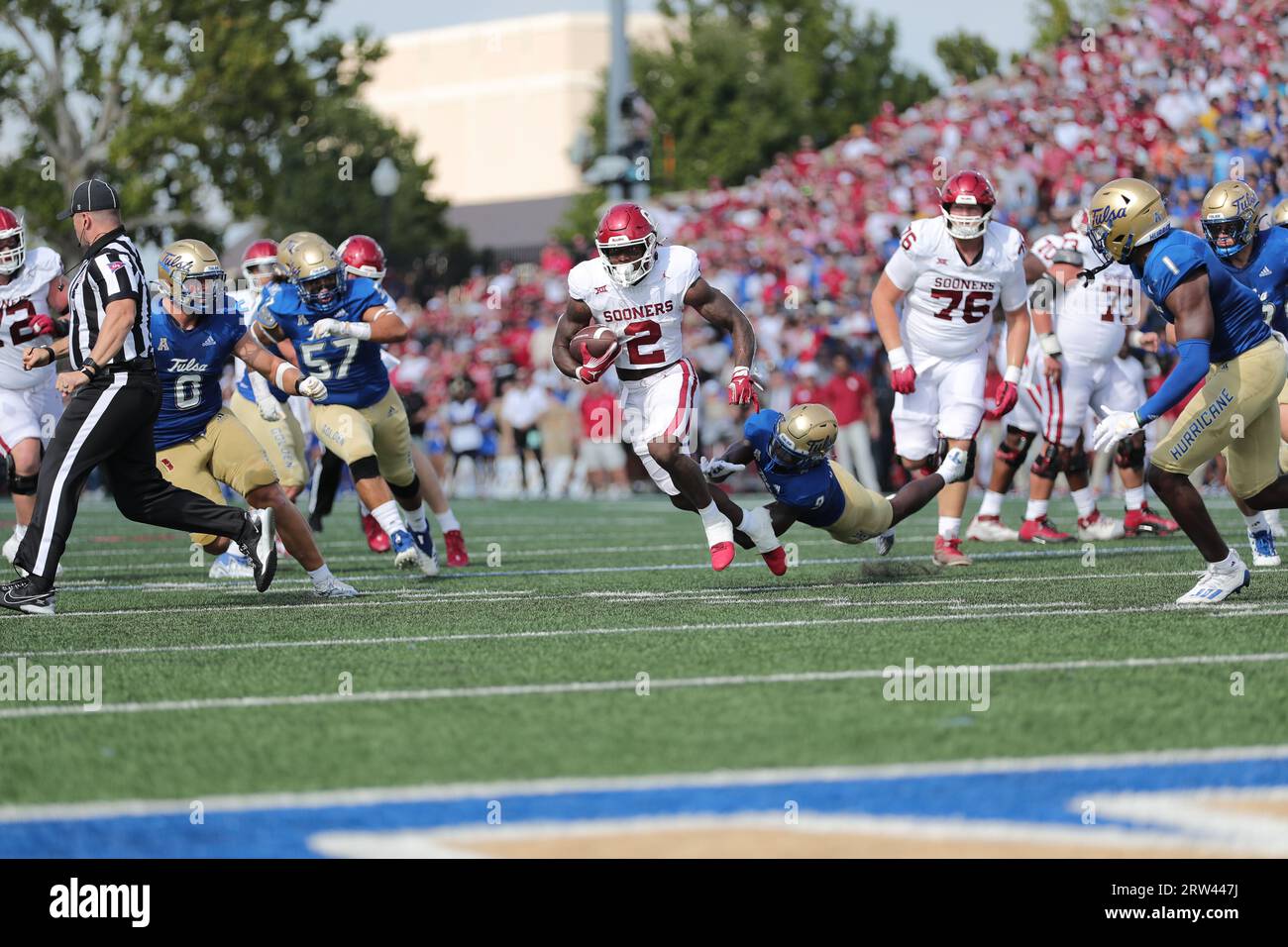 September 16, 2023:.the NCAA Football game between the Oklahoma Sooners ...