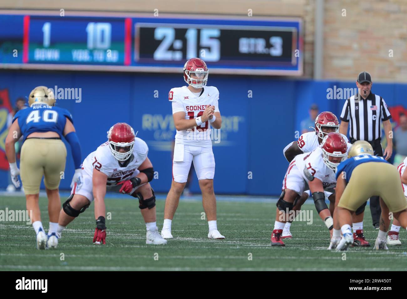 September 16, 2023:.the NCAA Football game between the Oklahoma Sooners ...