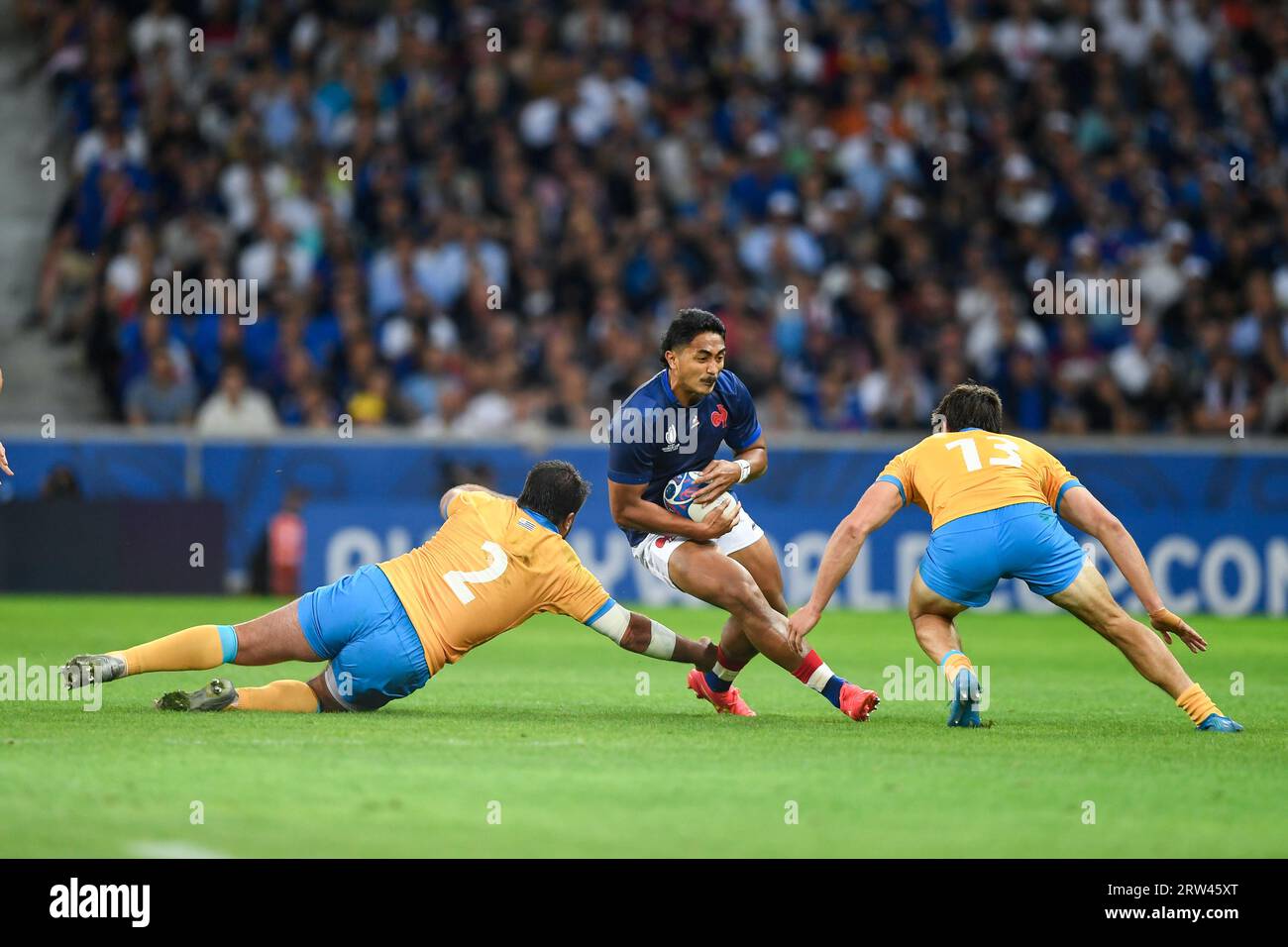 Paris, France. 14th Sep, 2023. Yoram Moefana during the Rugby union ...