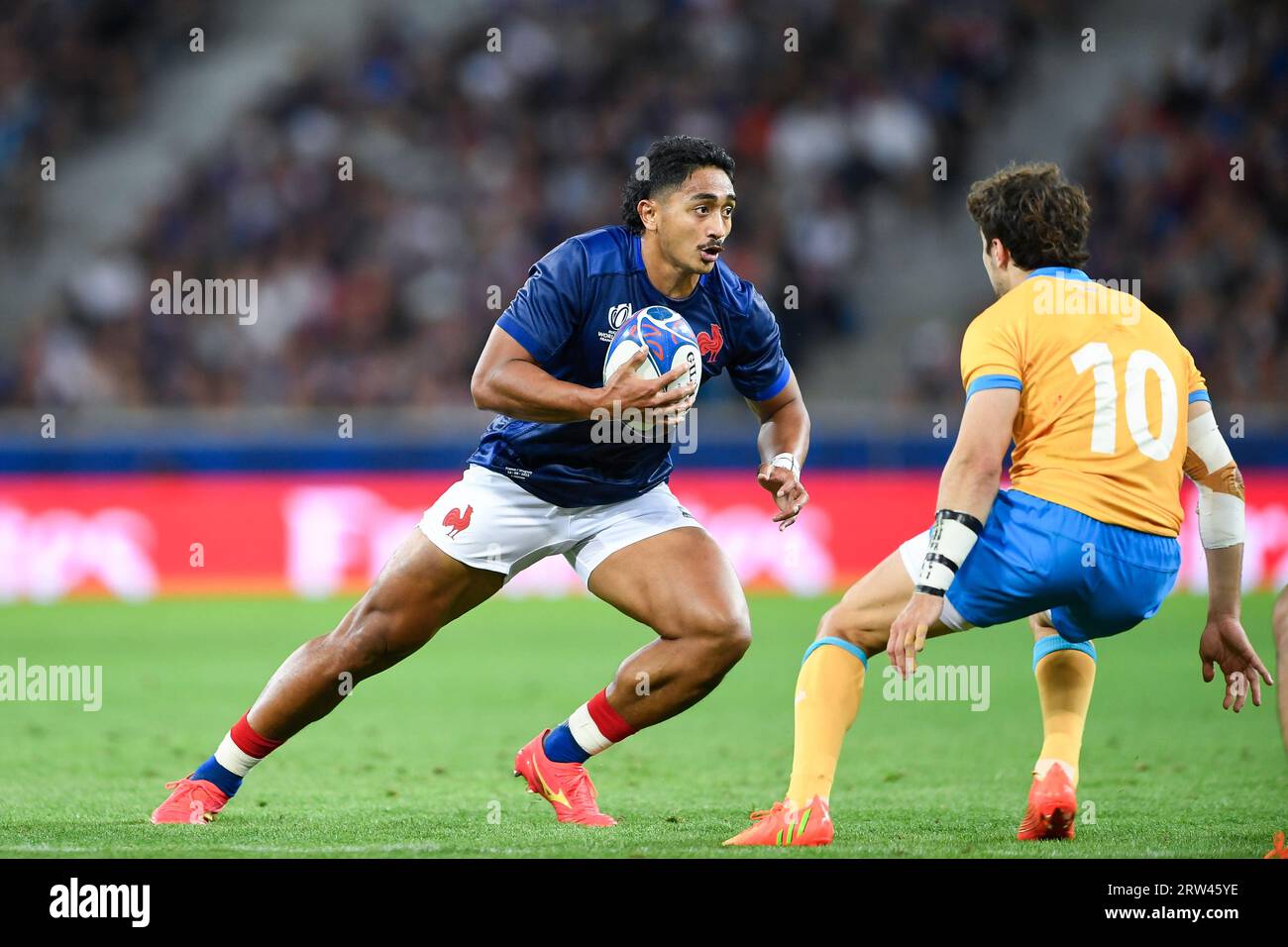 Paris, France. 14th Sep, 2023. Yoram Moefana during the Rugby union ...