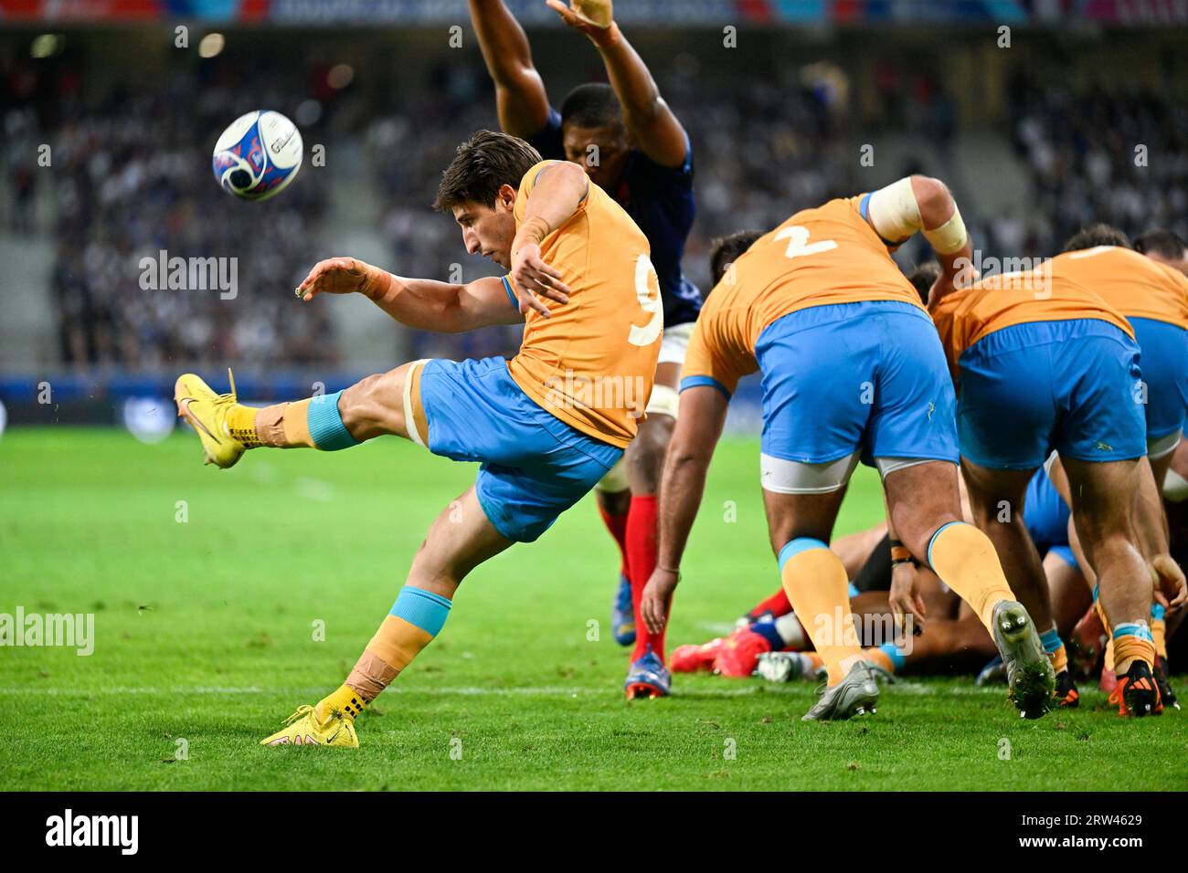 Paris, France. 14th Sep, 2023. Santiago Arata during the Rugby union ...