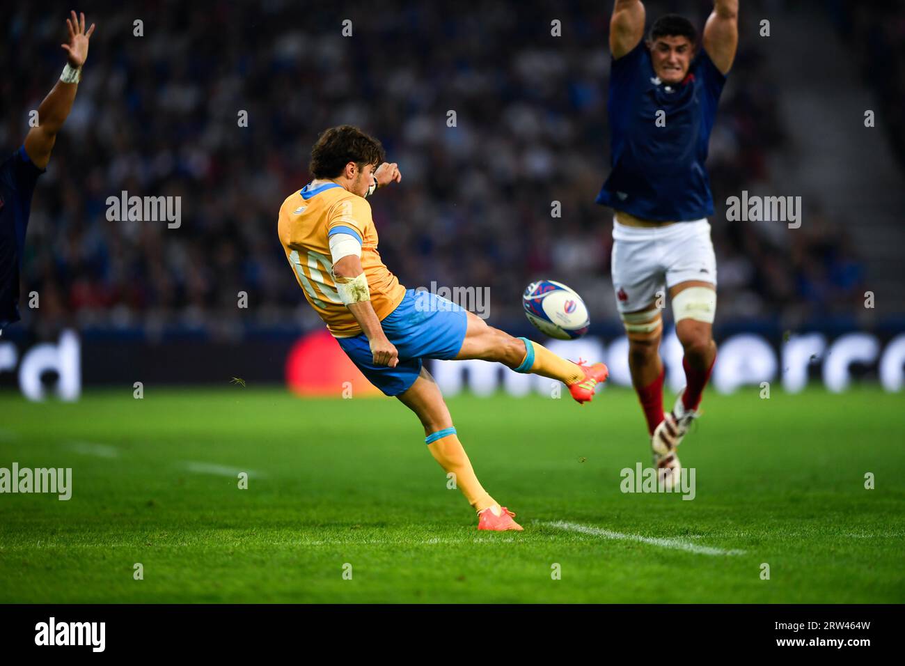 Paris, France. 14th Sep, 2023. Felipe Etcheverry during the Rugby union ...
