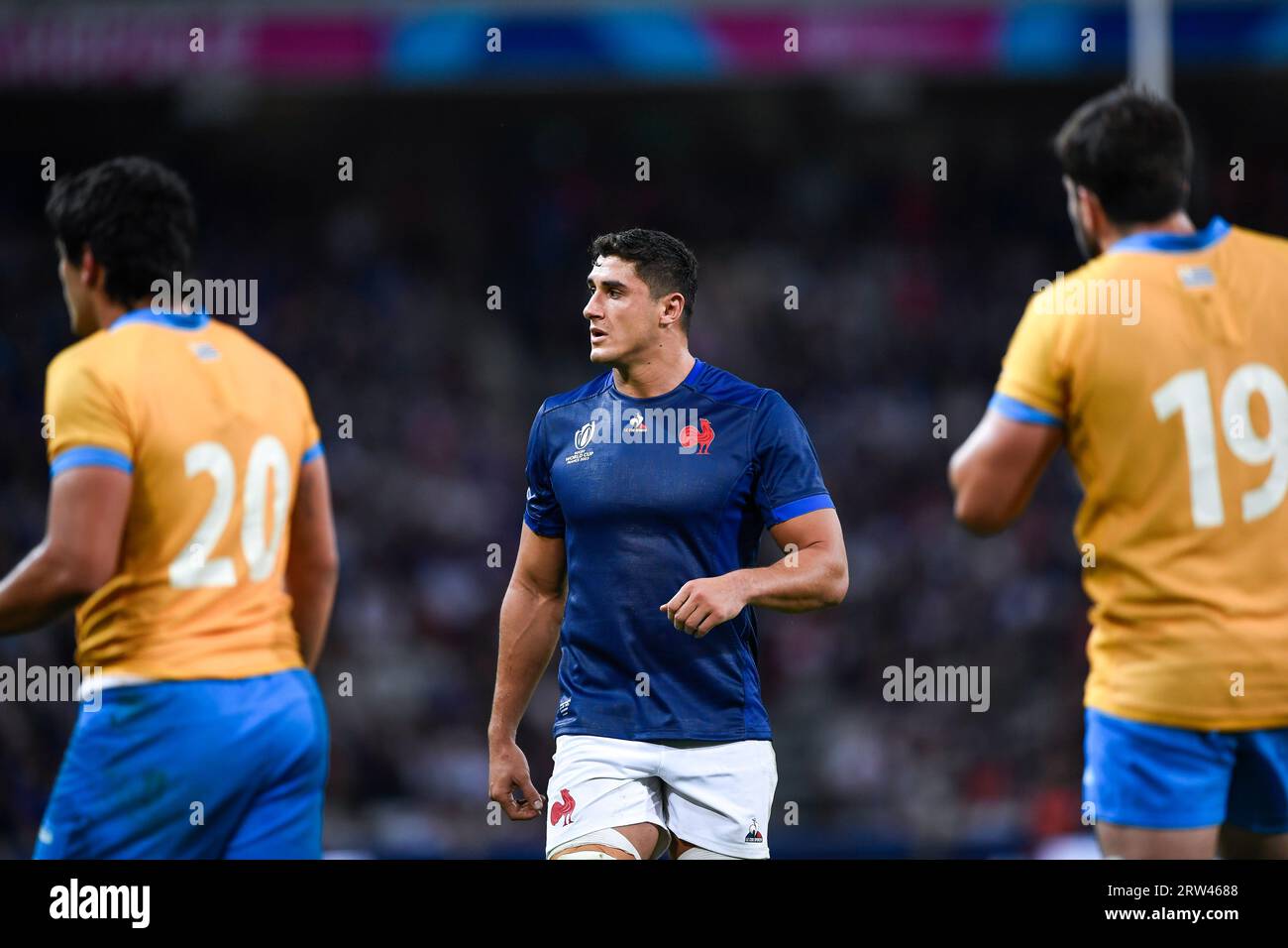 Paris, France. 14th Sep, 2023. Paul Boudehent during the Rugby union ...