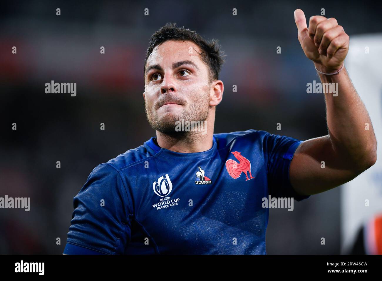 Paris, France. 14th Sep, 2023. Arthur Vincent during the Rugby union ...