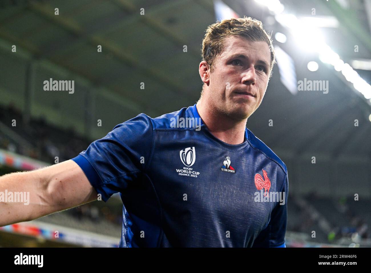 Paris, France. 14th Sep, 2023. Thibaud Flament during the Rugby union ...