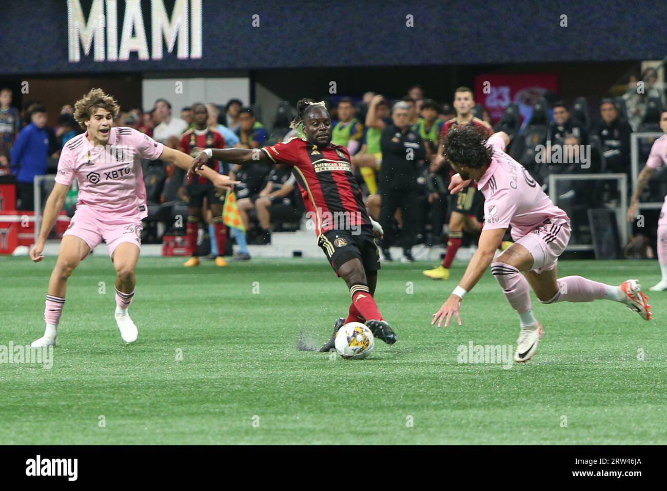 Atlanta, Georgia, USA. 16th Sep, 2023. Atlanta United midfielder ...