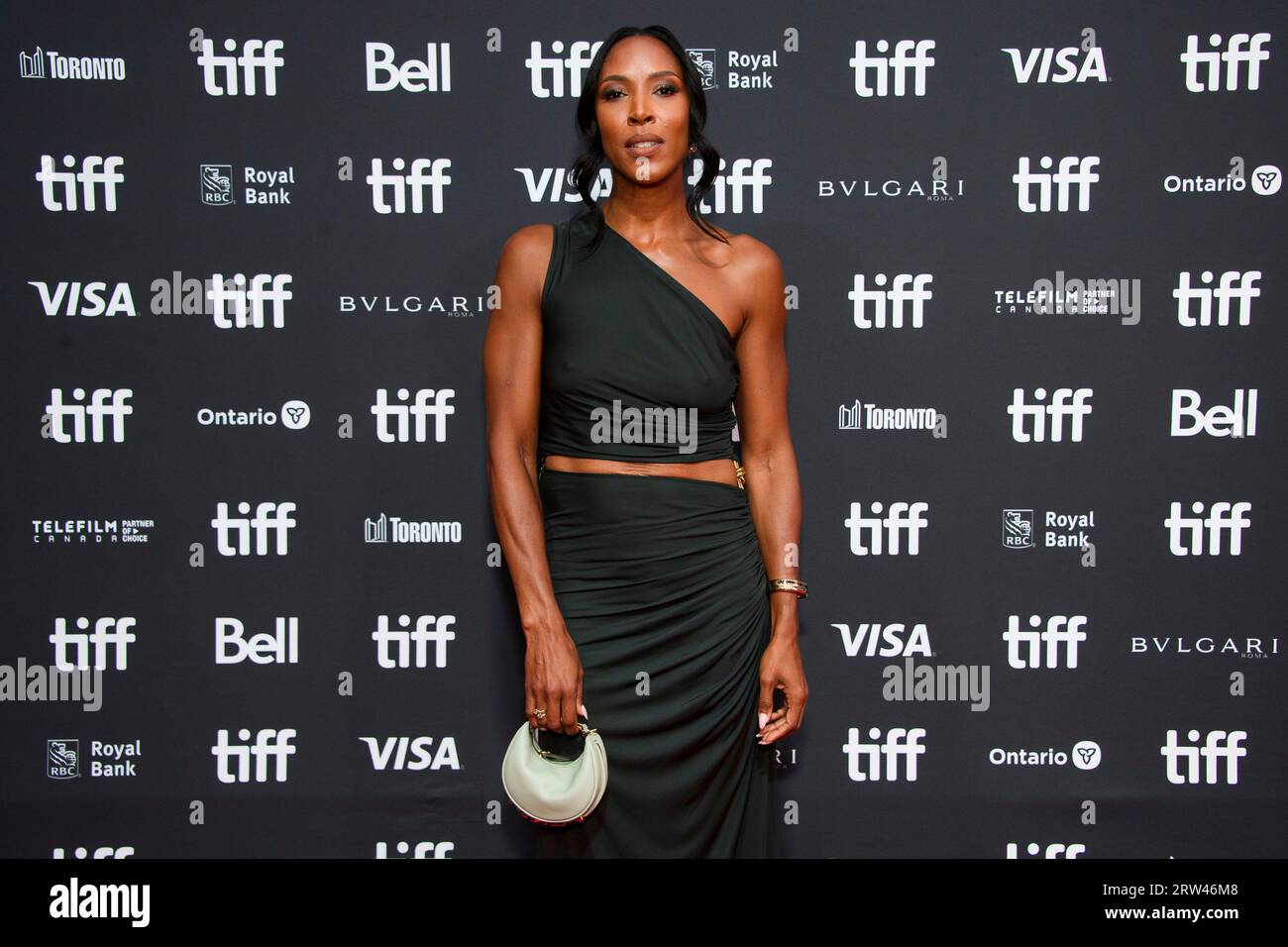 Sasha Exeter arrives at the premiere of "Sly" at Roy Thomson Hall during the Toronto ...