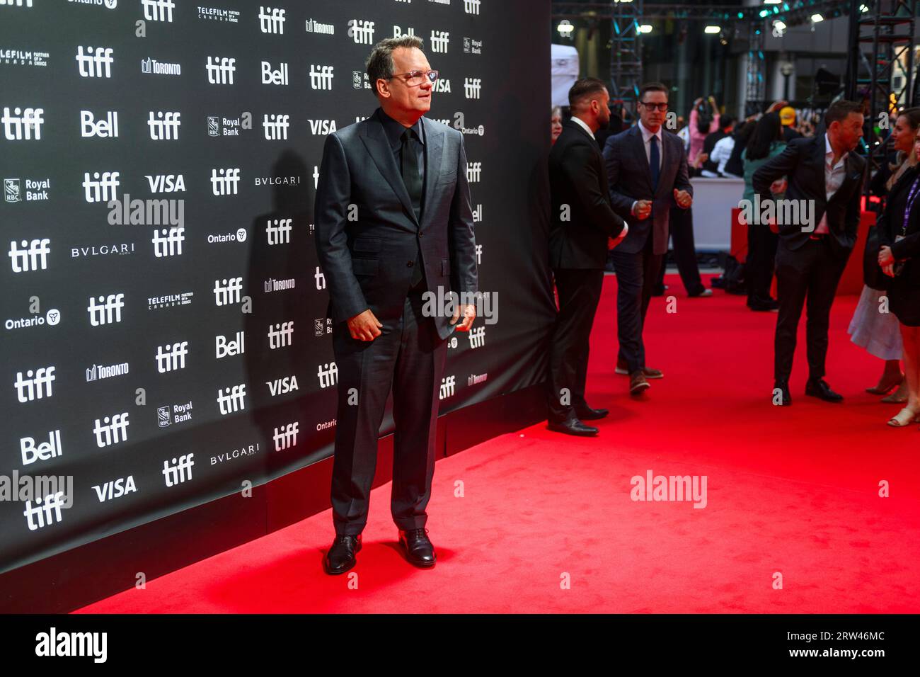 Director Thom Zimny arrives at the premiere of "Sly" at Roy Thomson Hall during the Toronto ...
