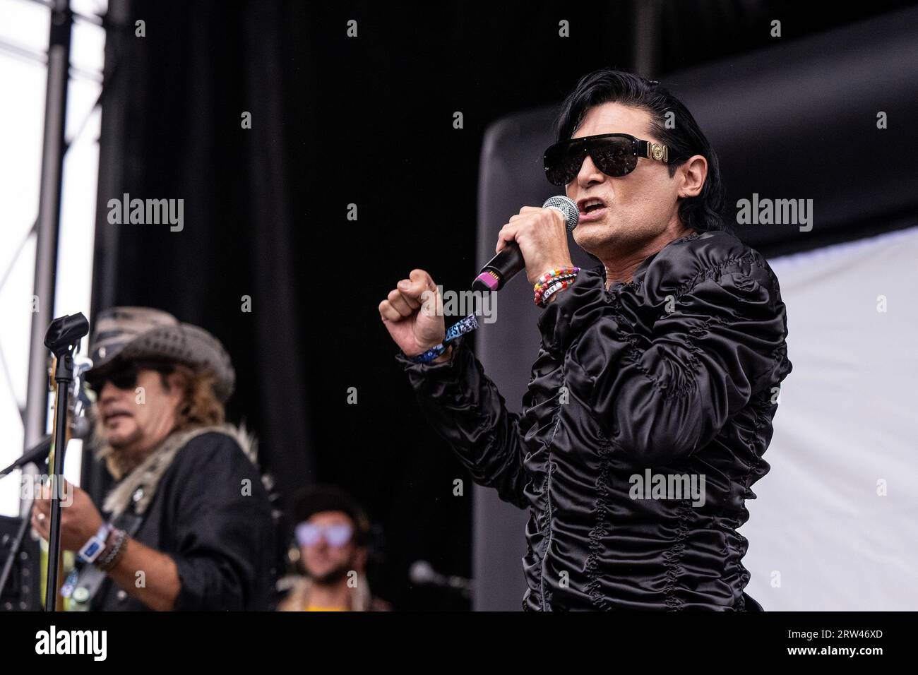 Chicago, USA. 16th Sep, 2023. Corey Feldman preforms at Riot Fest on ...