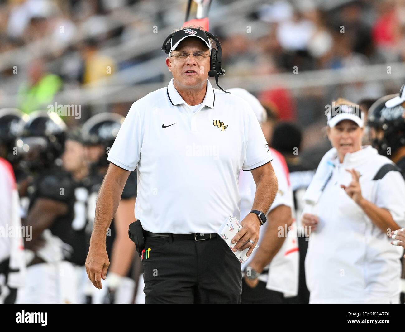 Orlando, FL, USA. 16th Sep, 2023. UCF head coach Gus Malzahn during 1st ...