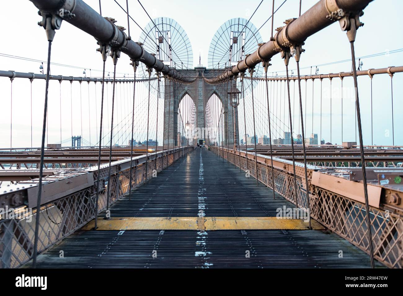 brooklyn bridge of new york city. brooklyn bridge in new york. bridge ...