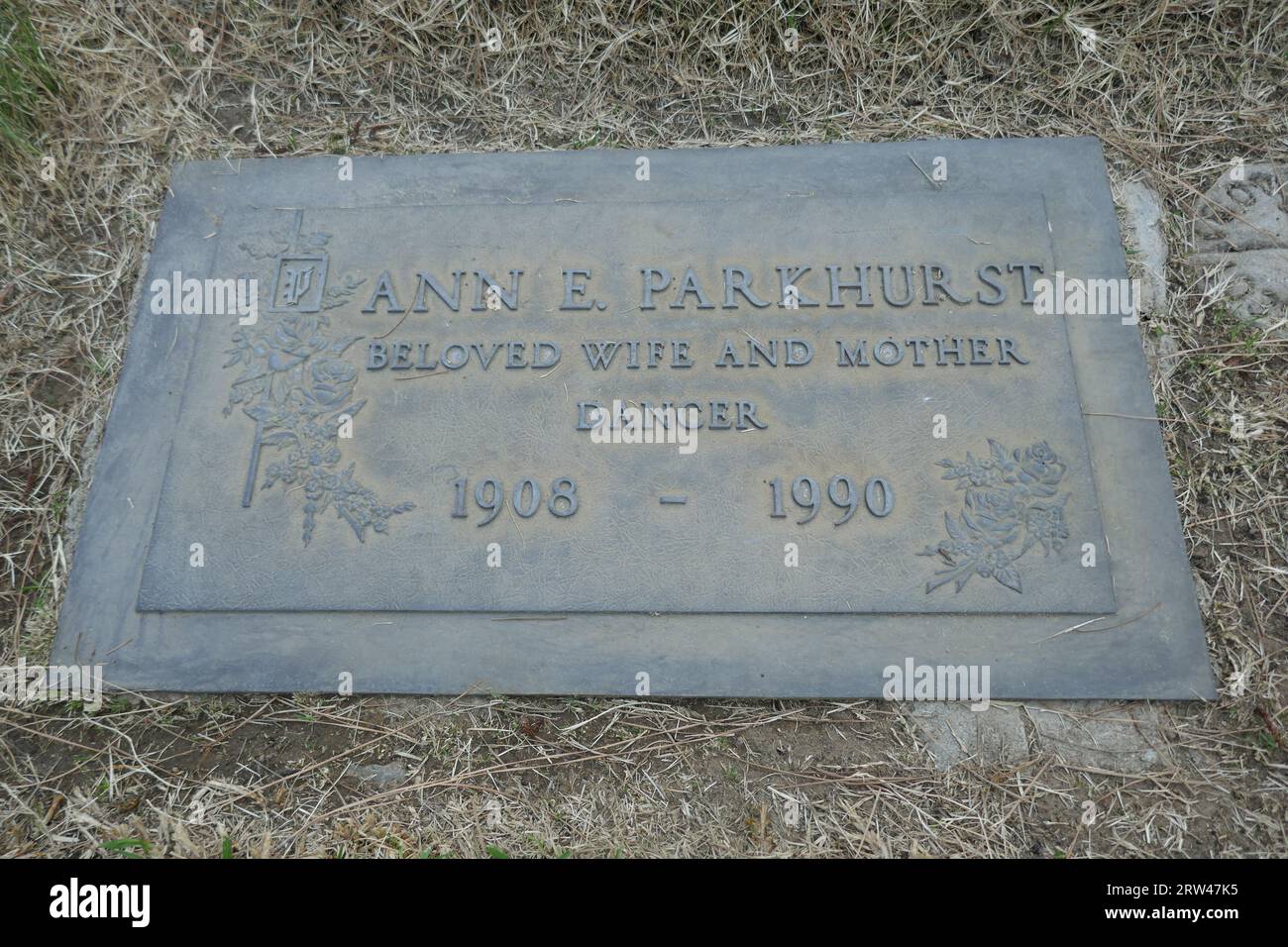 Los Angeles, California, USA 14th September 2023 Dancer/Actress Ann Pankhurst Grave in ...