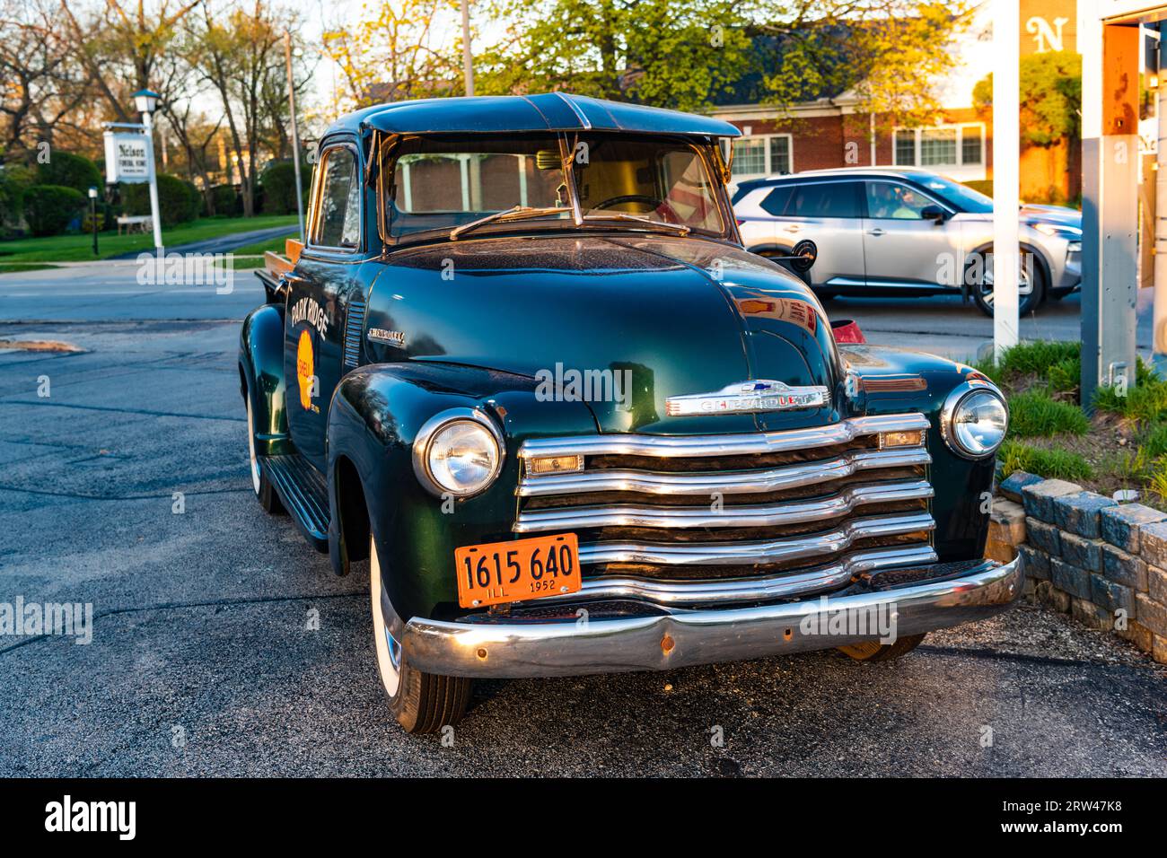 Chicago City, USA - April 26, 2023: 1950 Chevrolet 3100 pickup truck ...