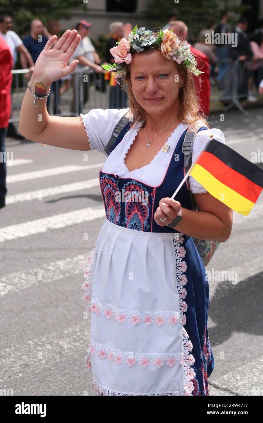 New York , New York USA 09/16/2023 : The 66th annual German-American ...